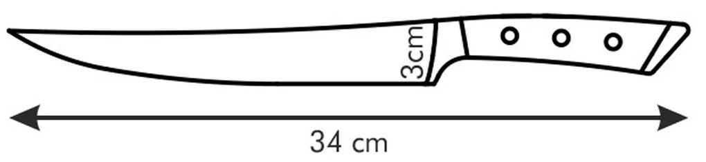 TESCOMA Nůž porcovací AZZA 21 cm