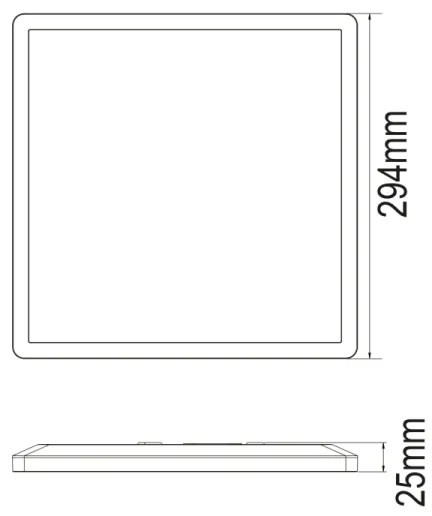 Globo 41563-18W - LED Koupelnové stropní svítidlo SAPANA LED/18W/230V IP44
