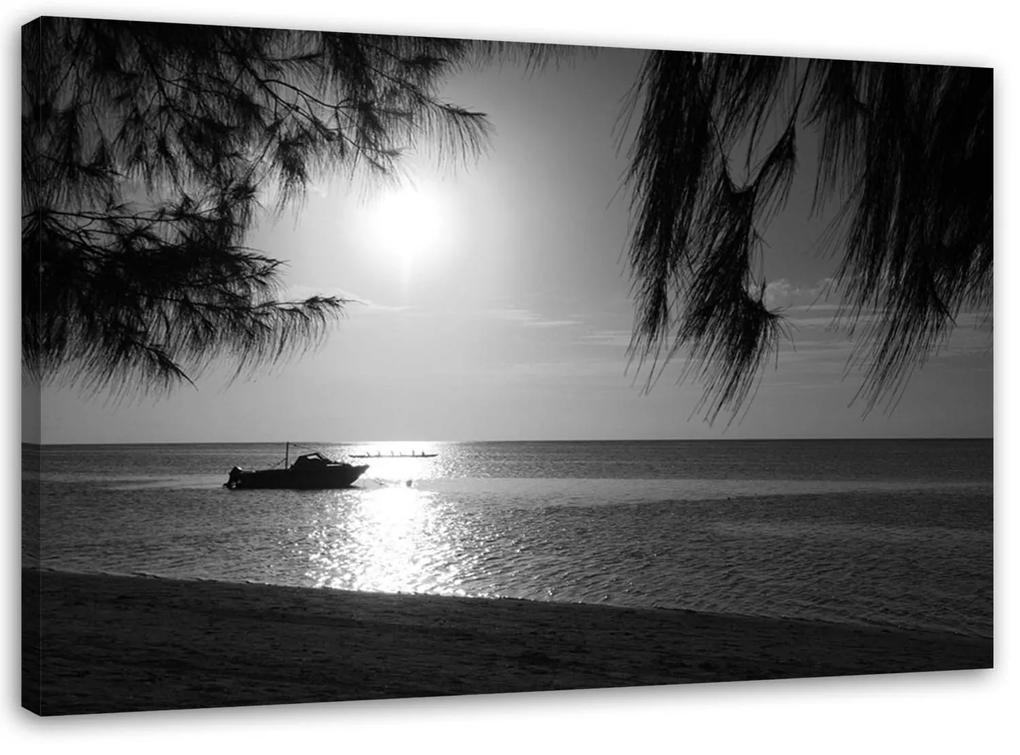 Gario Obraz na plátně Rychlostní člun na pobřeží Rozměry: 60 x 40 cm