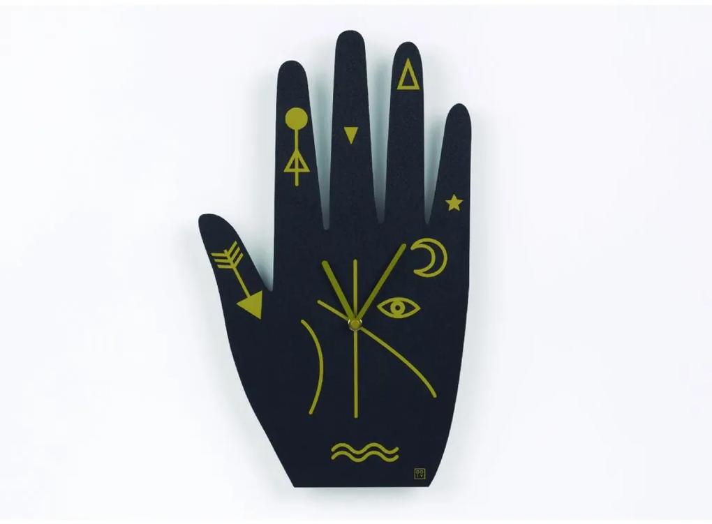 Nástěnné hodiny ve tvaru ruky Mystic time Doiy