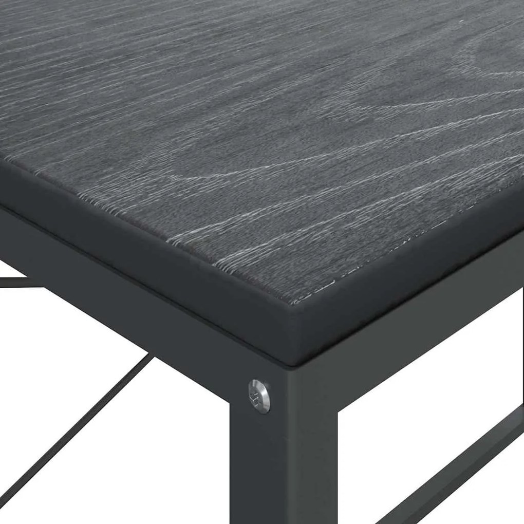 Počítačový stůl černý 110 x 60 x 70 cm kompozitní dřevo 30208