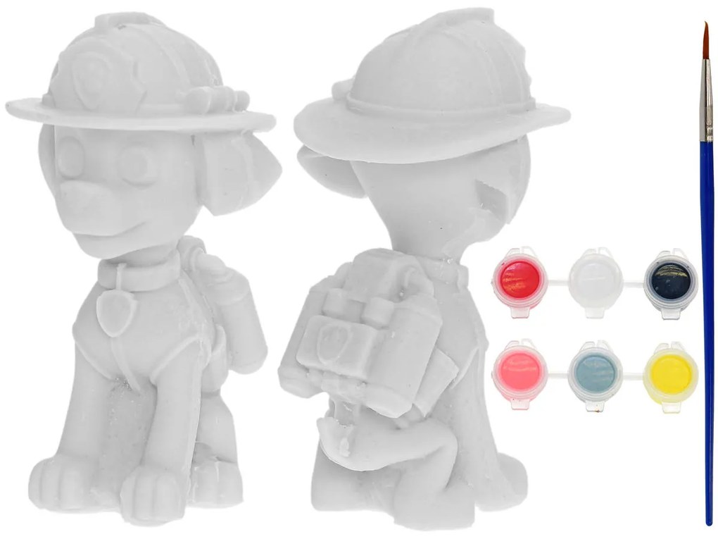 _Ostatní 1_ Paw Patrol Malování na figurku kreativní set s barvičkami 4 druhy porcelán 35058