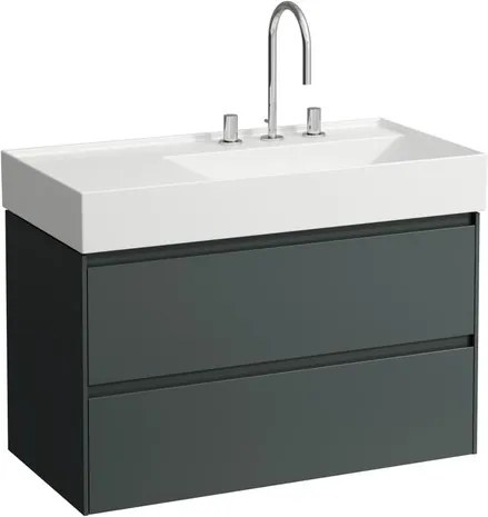Laufen LANI skříňka pod umyvadlo 88x45x51,5 cm mdf šedá H4039621122661
