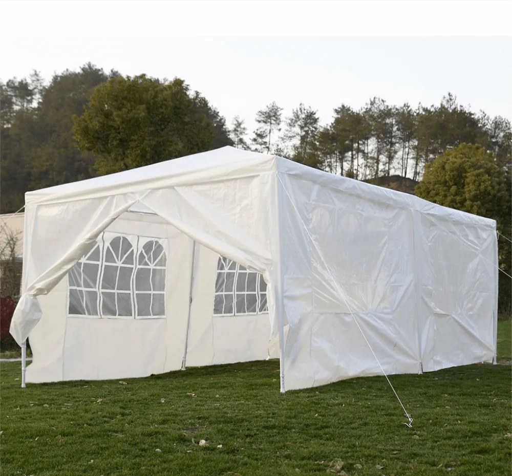 Zahradní párty stan, bílá, 3x6 m, TEKNO TYP 2