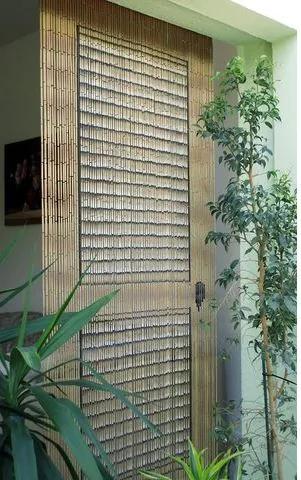 Bambusový závěs do dveří Veranda XL 115x220cm | BIANO