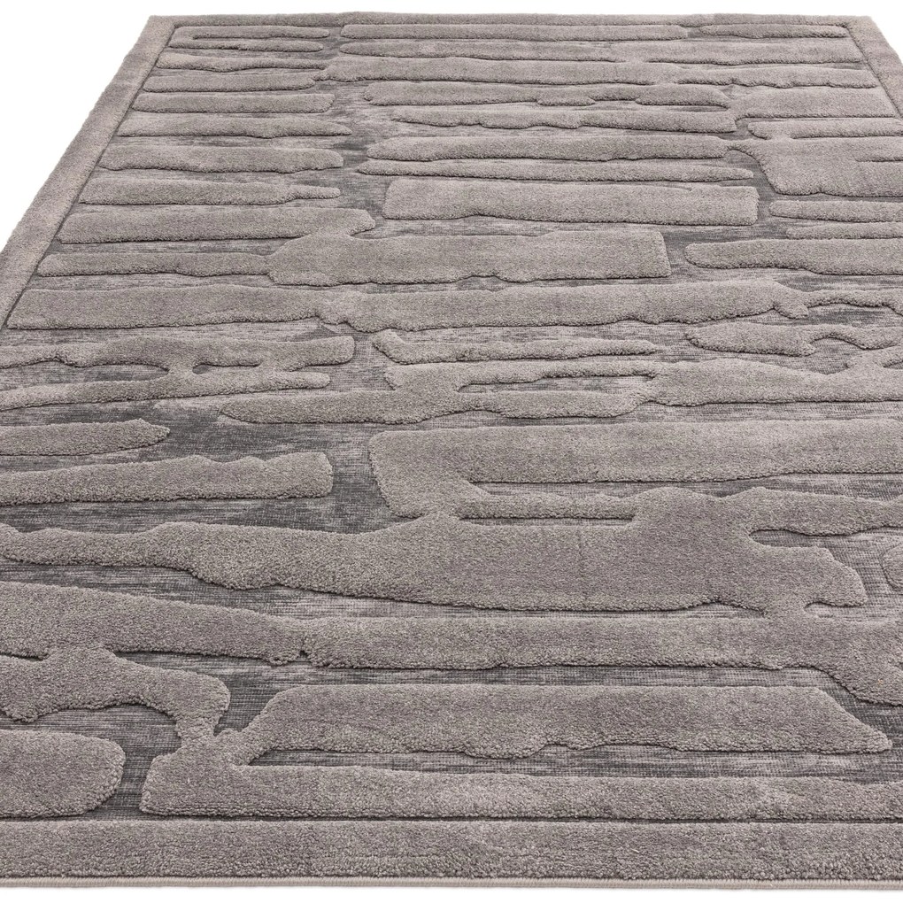 Tribeca Design Kusový koberec Baymax Charcoal Path Rozměry: 160x230 cm