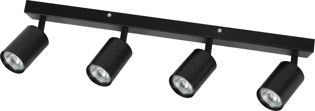 Toolight Toolight, JNH030-4C, stropní bodové svítidlo, 4× GU10, 55 cm, černá, OSW-56218
