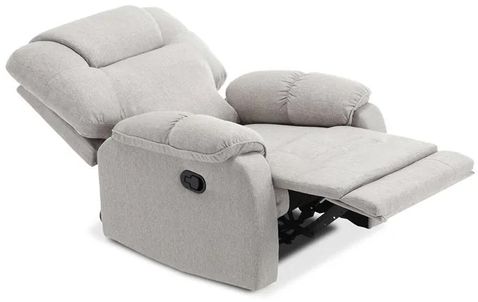 Relaxační křeslo, béžová, látka, TV-4088 CRM2 Barva: Béžová