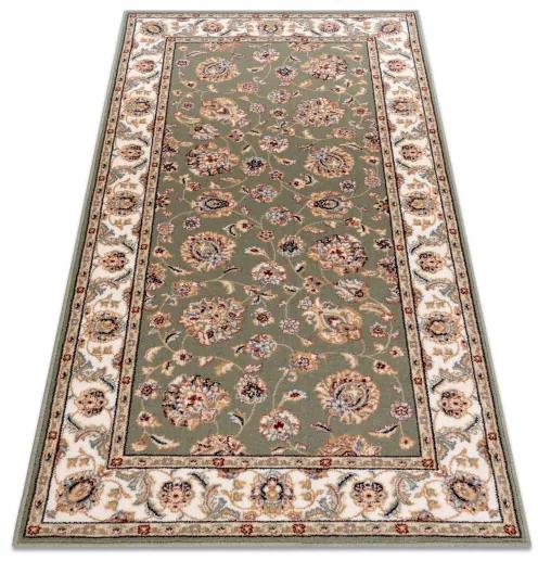 Vlněný kusový koberec NAIN 7338/51088 Klasický zelený béžový Rozměr: 240x340 cm