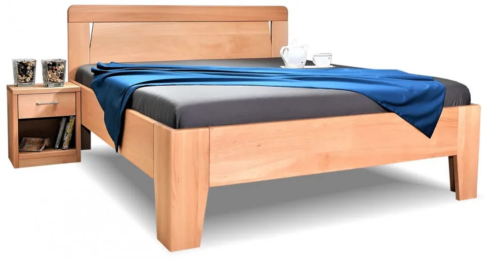 Dřevěná postel z masivu Venus, , masiv buk , 160x200 cm
