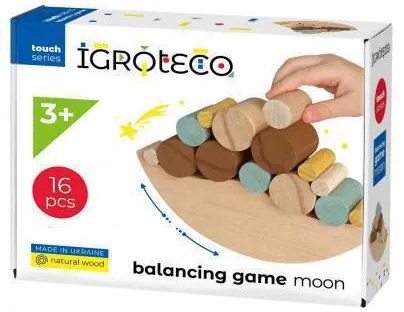 Teddies Hra balanční dřevo 16 dílků