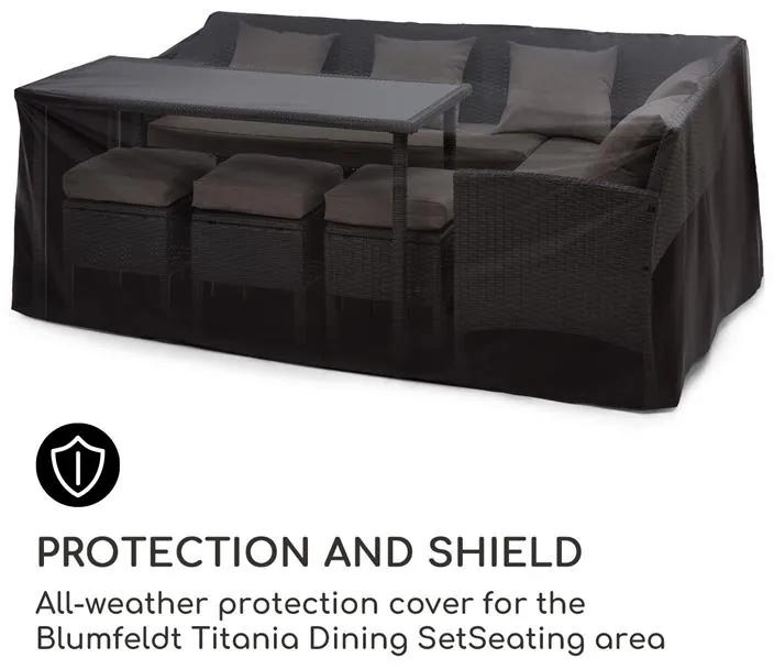Titania Raincover, ochranný kryt, 100% polyester, ochrana v každém počasí, černý