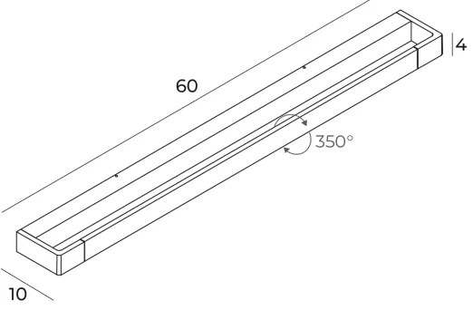 MAXLIGHT W0308 - LED Koupelnové nástěnné svítidlo FLINK LED/18W/230V IP44 bílá