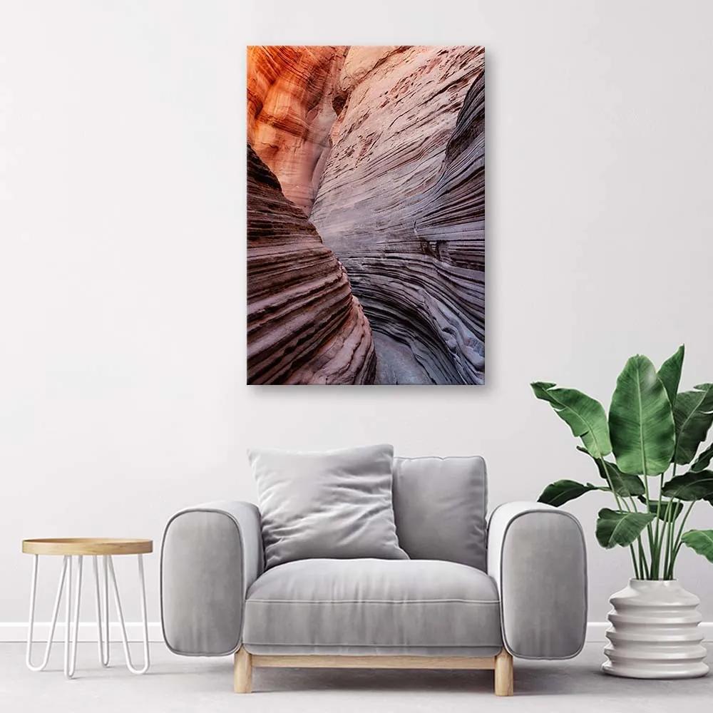 Gario Obraz na plátně Průchod mezi skalami Rozměry: 40 x 60 cm