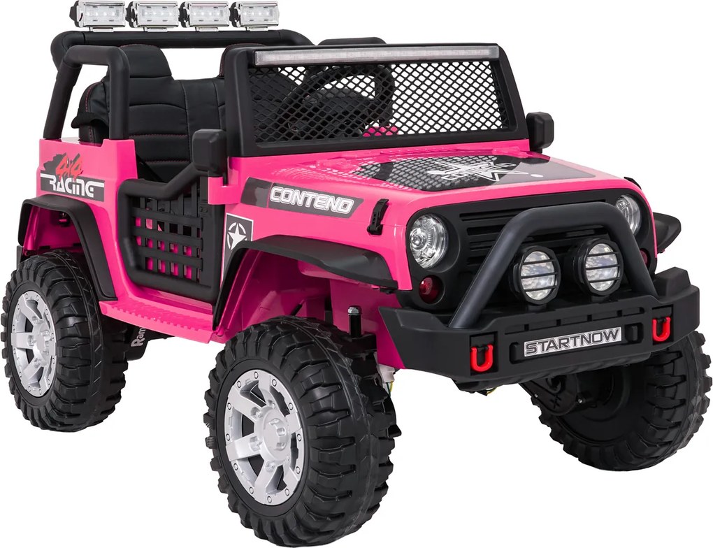 Ramiz Auto Jeep BEAST 4x4 růžové
