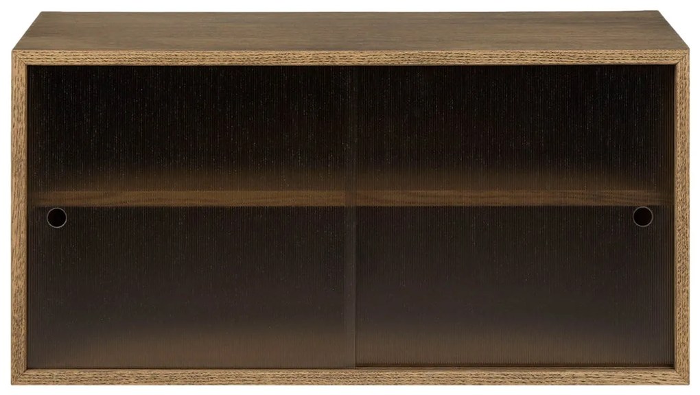 NORTHERN Skříňka Hifive Glass Storage, Smoked Oak, 200 cm / podstavec 15 cm