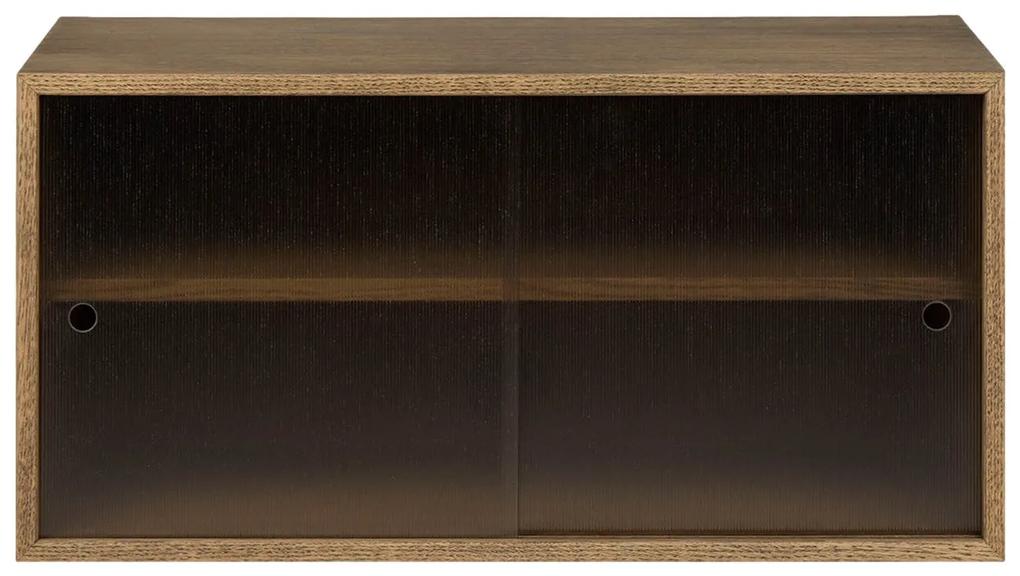 NORTHERN Skříňka Hifive Glass Storage, Smoked Oak, 75 cm / podstavec 28 cm