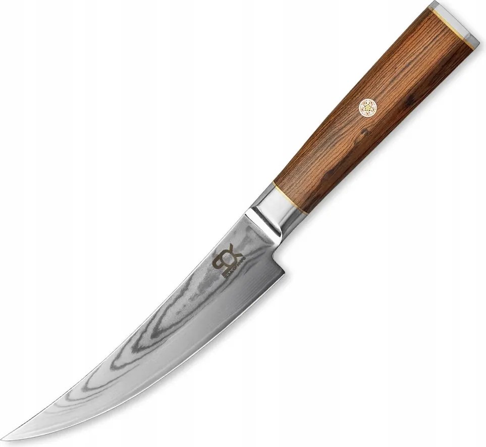 Nůž vykosťovací Honesuki Boning 152 mm Sok Cocobolo White Damascus