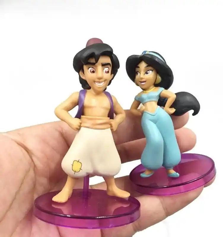 Figurky Aladin s princeznou Jasmína 8 ks | BIANO