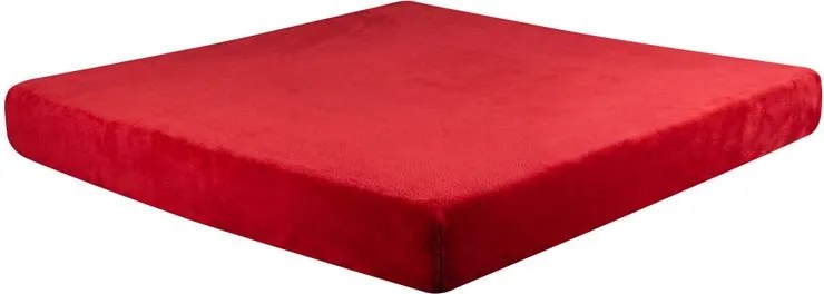 Napínací prostěradlo mikroplyš červené