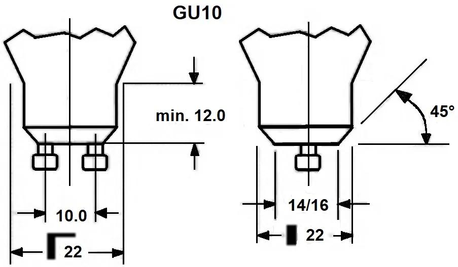 Rabalux MERKUR stropní bodové svítidlo max. 3x50W | GU10 | IP20 - stříbrný dub