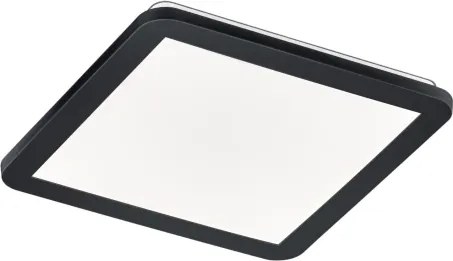 Stropní LED osvětlení Camillus 30x30 cm, čtvercové, černé