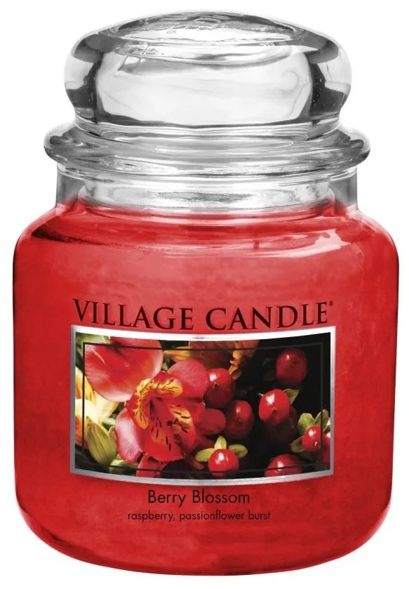 VILLAGE CANDLE Vonná svíčka - Červené květy