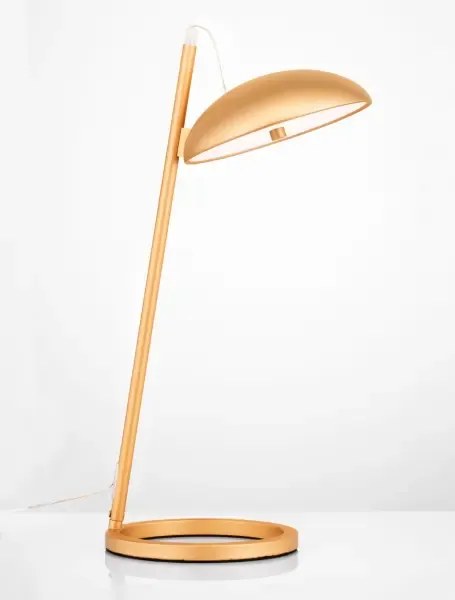 Designová stolní lampa Flute zlatá