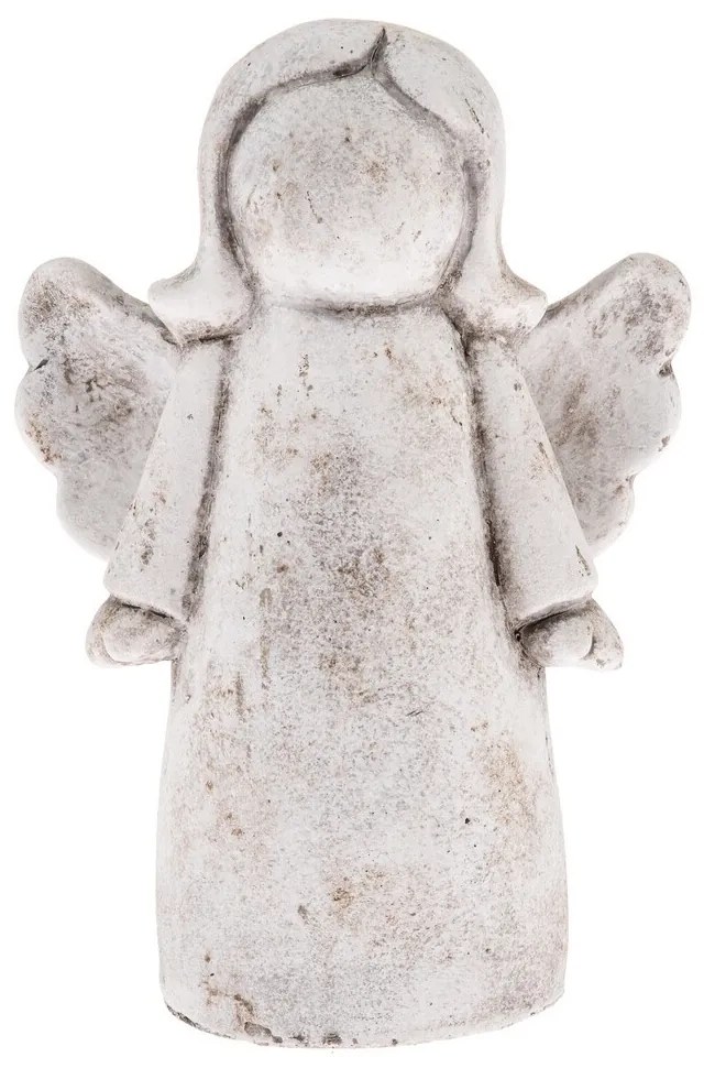 Pietní dekorace Betonový anděl,  25 cm