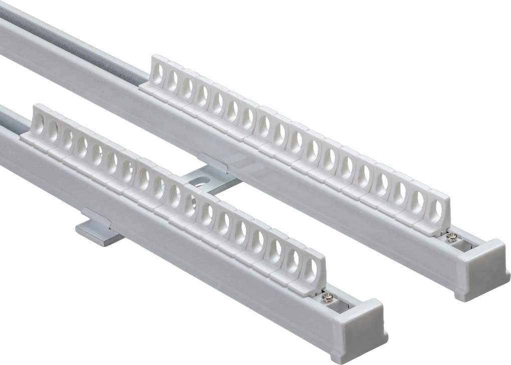 Sada – dvojitá stropní hliníková kolejnice TS 210 cm