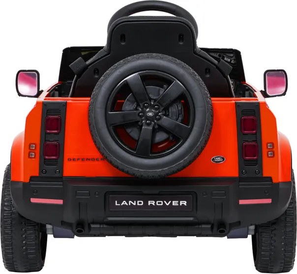 Elektrické autíčko Land Rover Defender oranžové