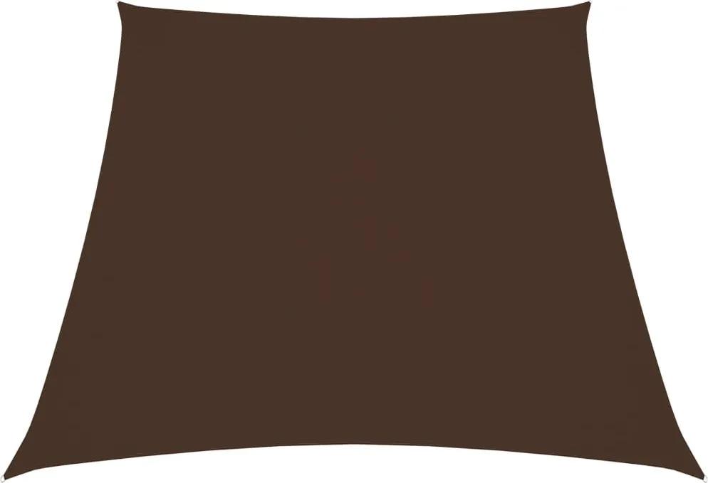 vidaXL Stínící plachta oxfordská látka lichoběžníková 4/5 x 4 m [135134] Barva: Černá