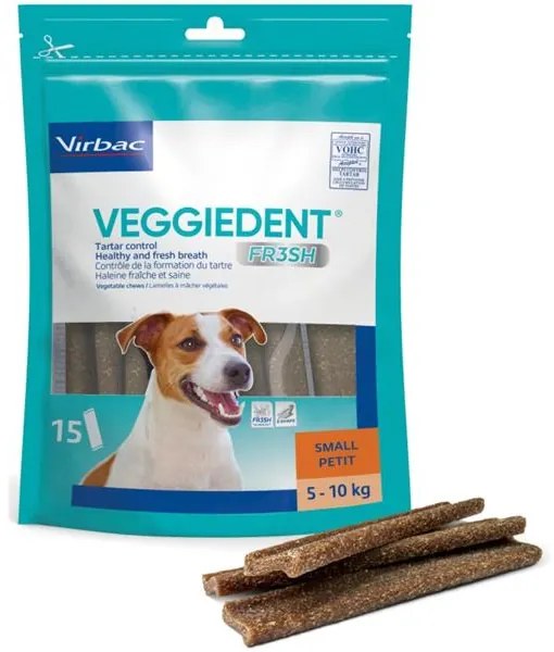 CET Veggiedent Fresh S žvýkací plátky15 ks, 224g