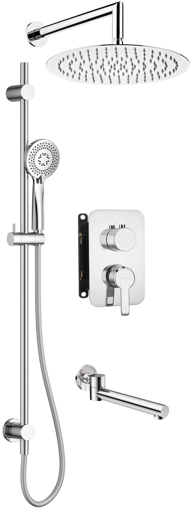 Deante Concealed shower set, with mixer BOX