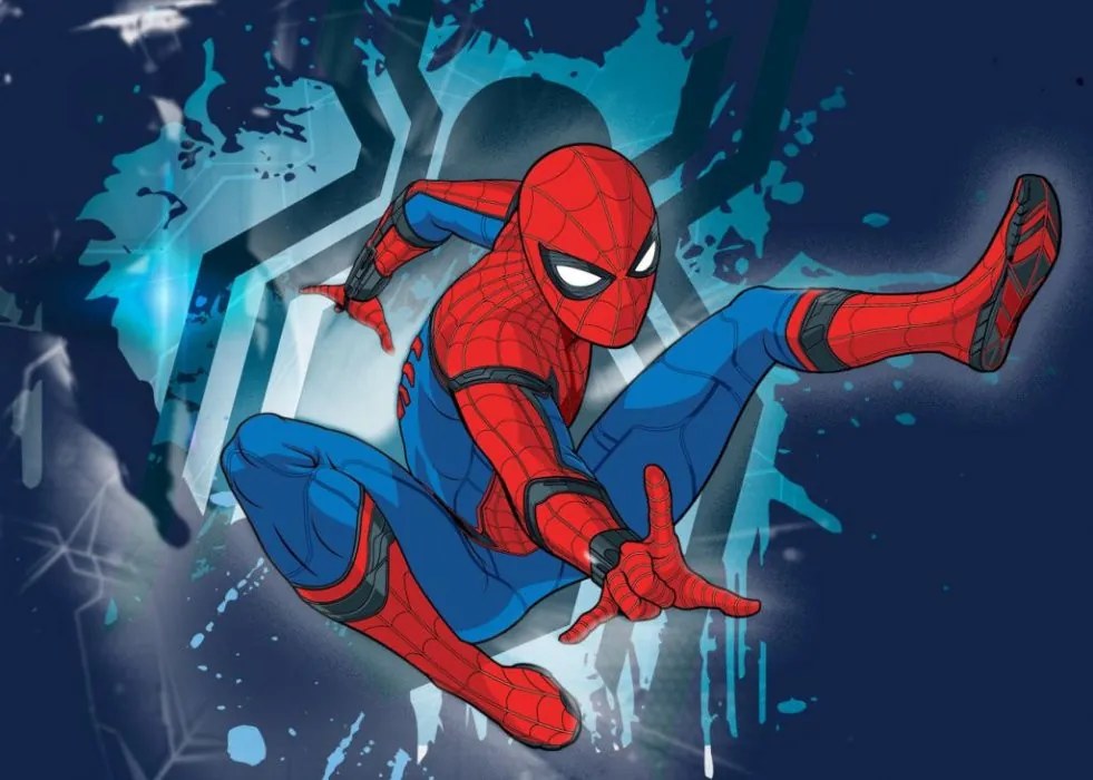 Vopi | Dětský koberec Spider Man 01 Action - 95 x 133 cm