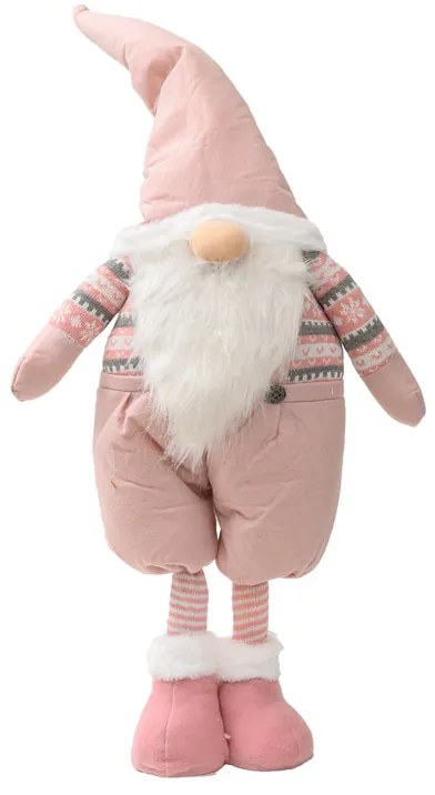 Dekorativní trpaslík GNOME 90 cm, růžový