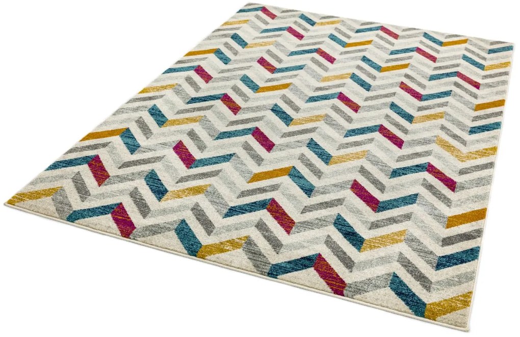 Barevný koberec Dickinson Chevron Multi Rozměry: 160x230 cm