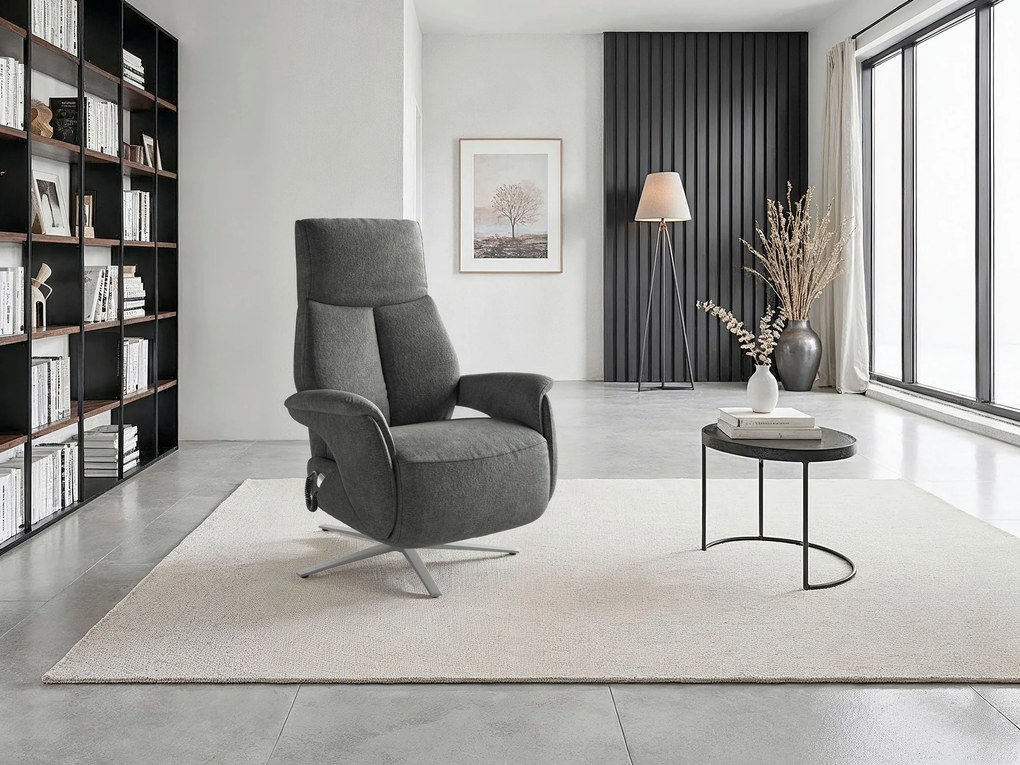 XXXLutz RELAXAČNÍ KŘESLO, textil, tmavě šedá Sit & More - Online Only křesla & taburety - 0001440357H7