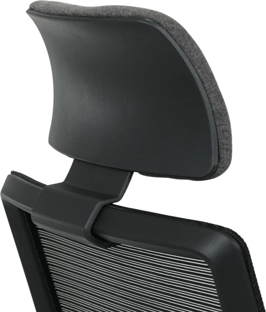 Ergonomická kancelářská židle AURELIE - černá síťovina