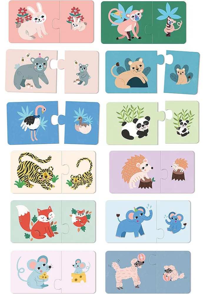 Vilac Puzzle mláďátka a maminky