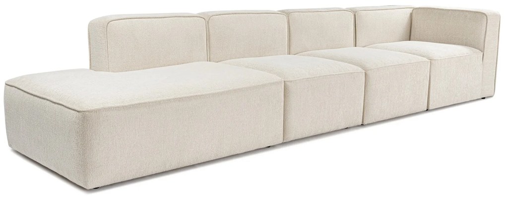 Hanah Home Pohovka MORE M čtyřmístná krémová