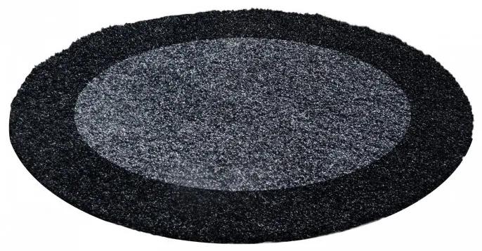 Vopi | Kusový koberec Life Shaggy 1503 anthracit - 60 x 110 cm