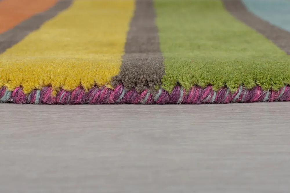 Flair Rugs koberce Ručně všívaný kusový koberec Illusion Candy Multi - 120x170 cm