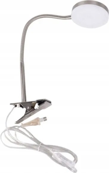 LED Lampa s klipem LED/3,2W/230V matný chrom