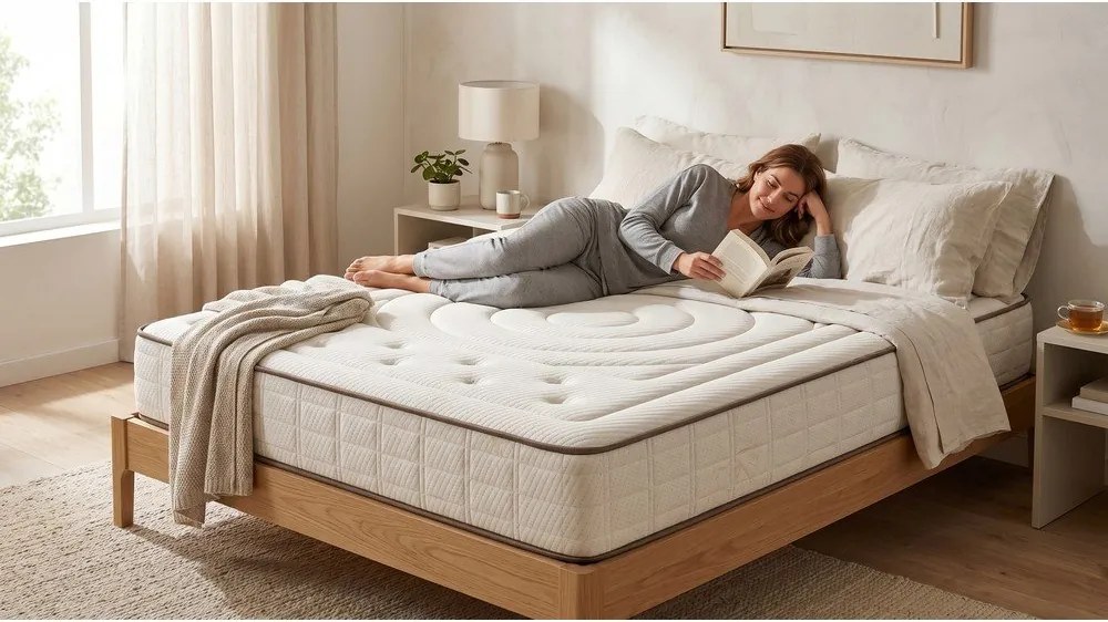 Tvrdá/středně tvrdá pěnová oboustranná matrace 80x200 cm Cashmere Premier – Moonia