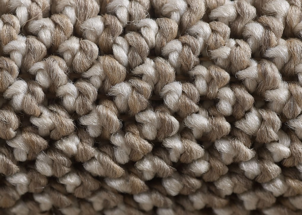Ayyildiz, Kusový koberec Loom 4300 Brown kruh, 120x120 (průměr) kruh, hnědá, obývací pokoj