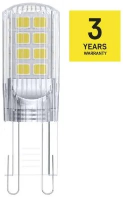 Emos lighting LED žárovka Classic JC / G9 / 2,5 W (32 W) / 350 lm / neutrální bílá 1525736409