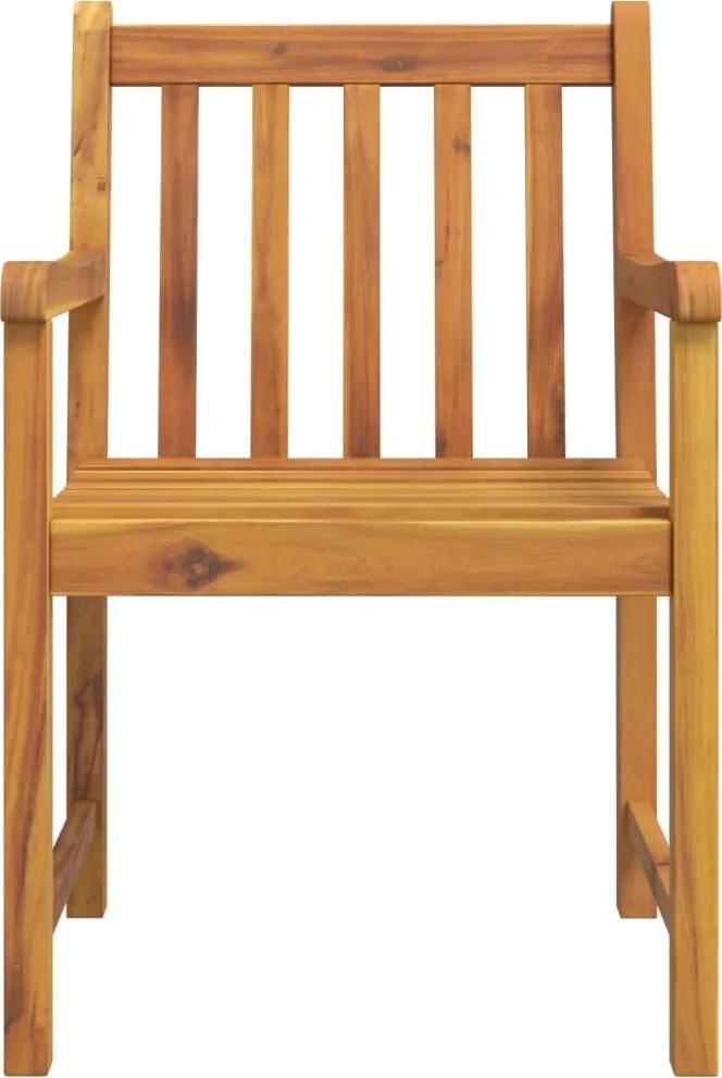 vidaXL Zahradní židle 8 ks 56 x 55,5 x 90 cm masivní akáciové dřevo [3206274]