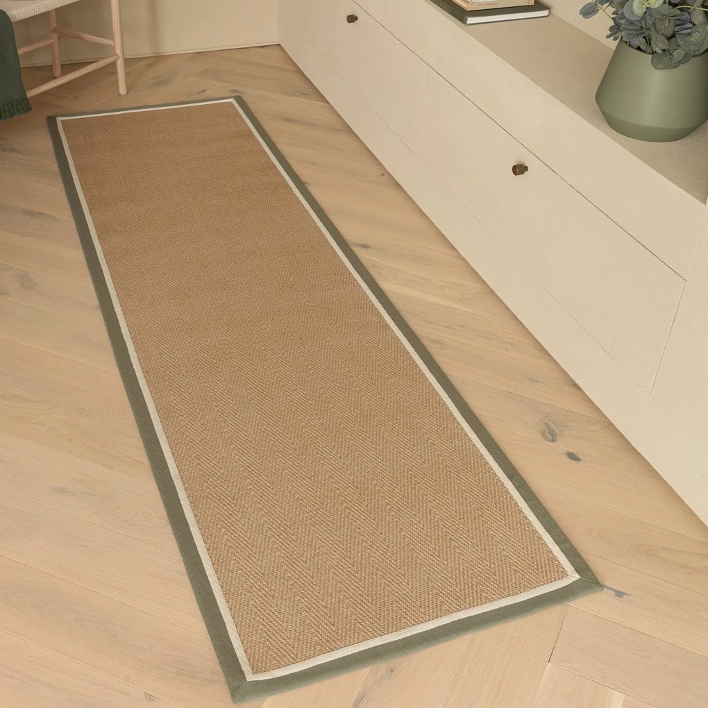 Tribeca Design Kusový koberec Woodkid Herringbone Khaki Rozměry: 160x230 cm