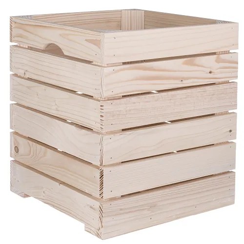 Dřevobox Dřevěná bedýnka 30 x 30 x 35 cm